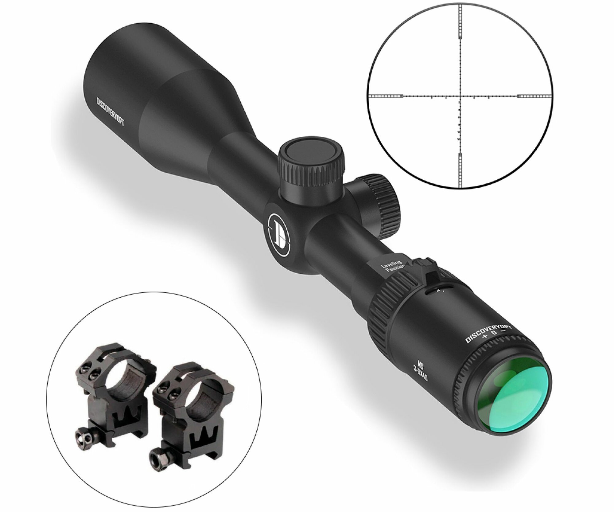 Оптический прицел Discovery MS 3-9X40AC, без подсветки, на Weaver