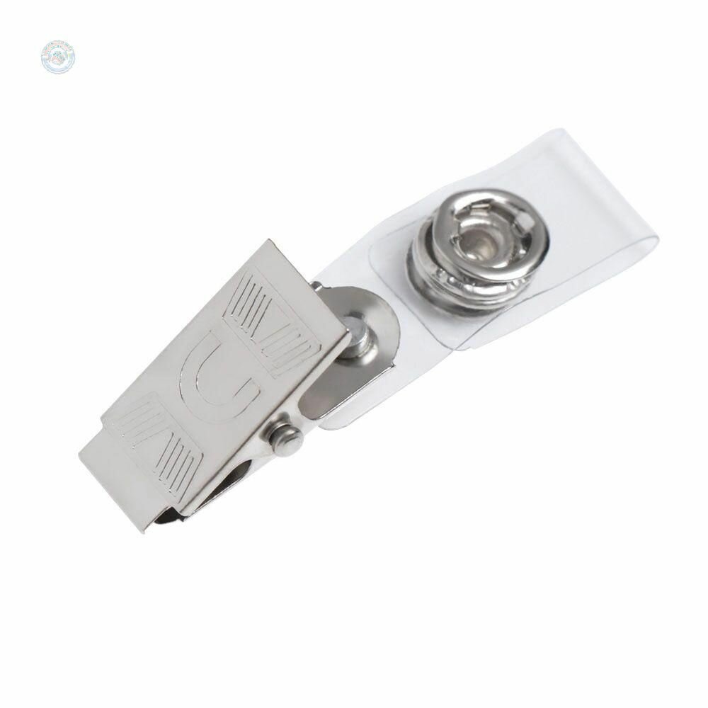 Зажимы для шнурков 10/20/50 штук пластиковые и металлические крепления для ключей, бейджей и аксессуаров