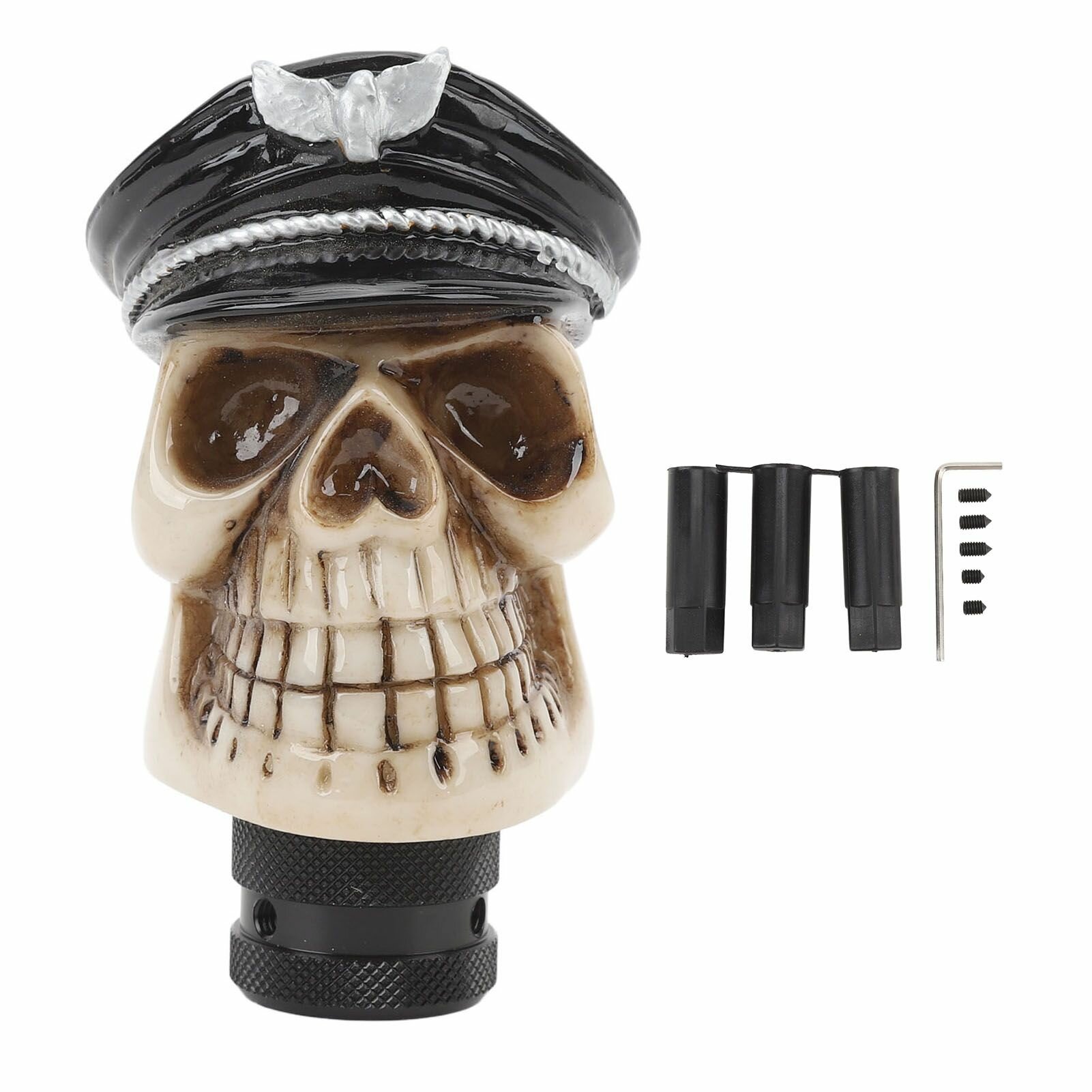 Череп ручка КПП (черн)