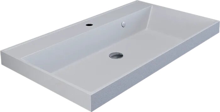 Мебельная раковина Uperwood Classic Quartz 291030006 80 см, матовая белая, жасмин