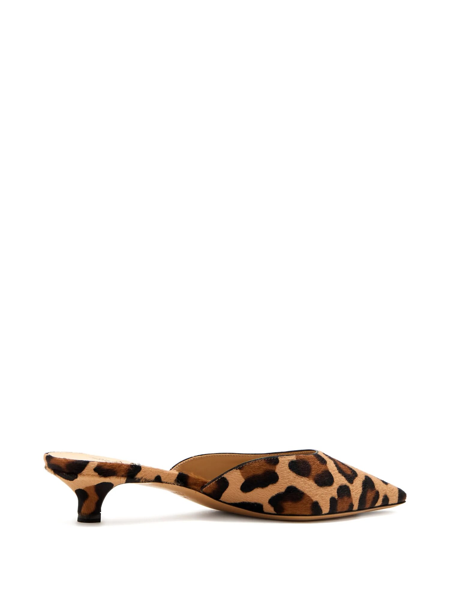 Мюли Francesco Russo 25mm leopard-print kitten-heel mules, размер 36 — фото 1