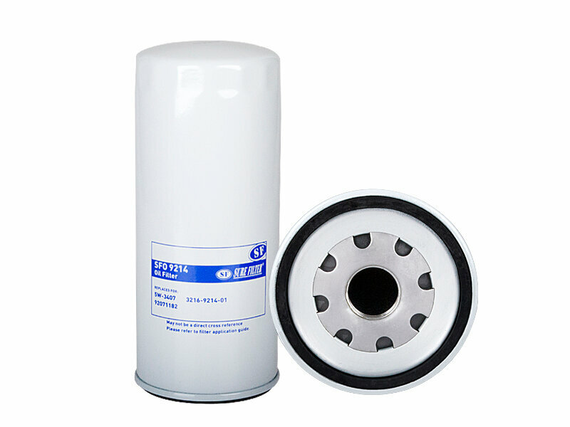 Фильтр масляный SURE FILTER SFO9214 / IVECO KHD / 4134377; K0001174420; 1174420.