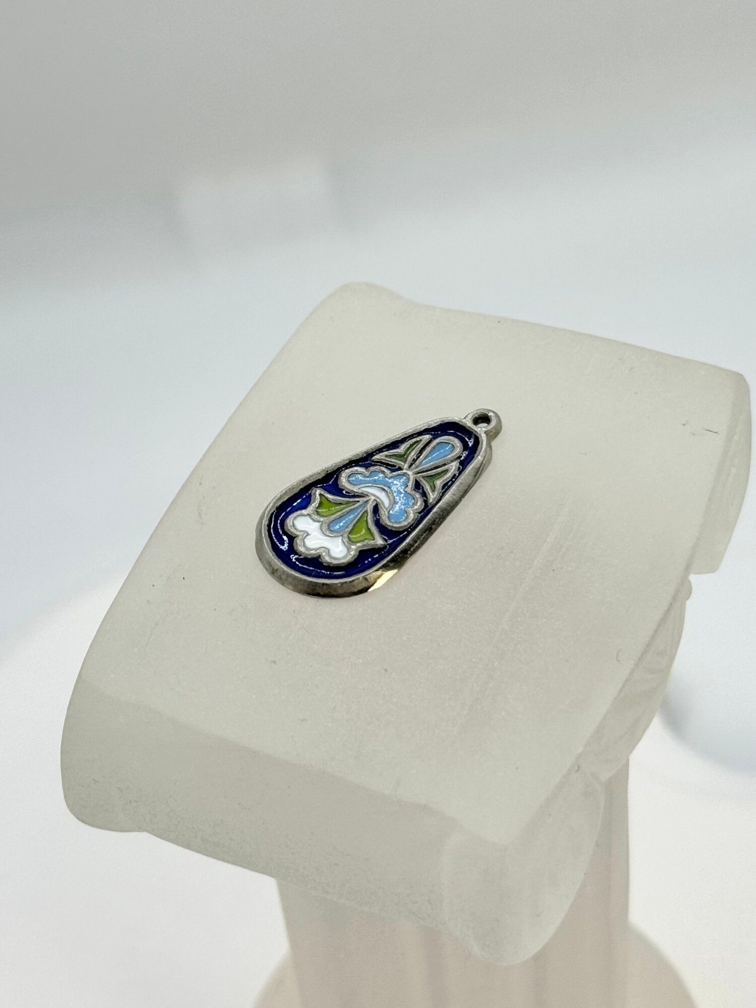 Винтажный кулон подвеска, горячая эмаль