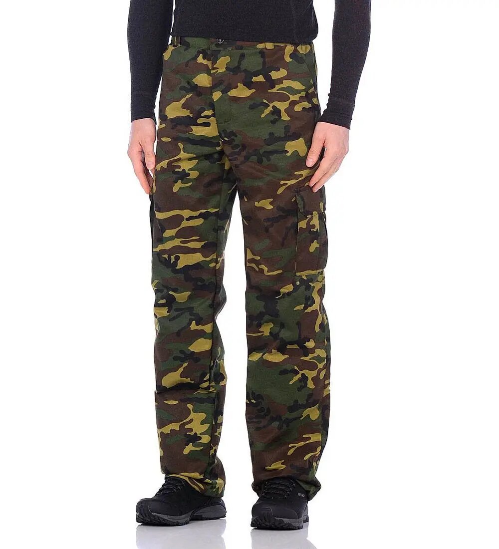 ЯЛ-02-75 Брюки мужские, р.44-46, рост 170-176, кмф зеленый