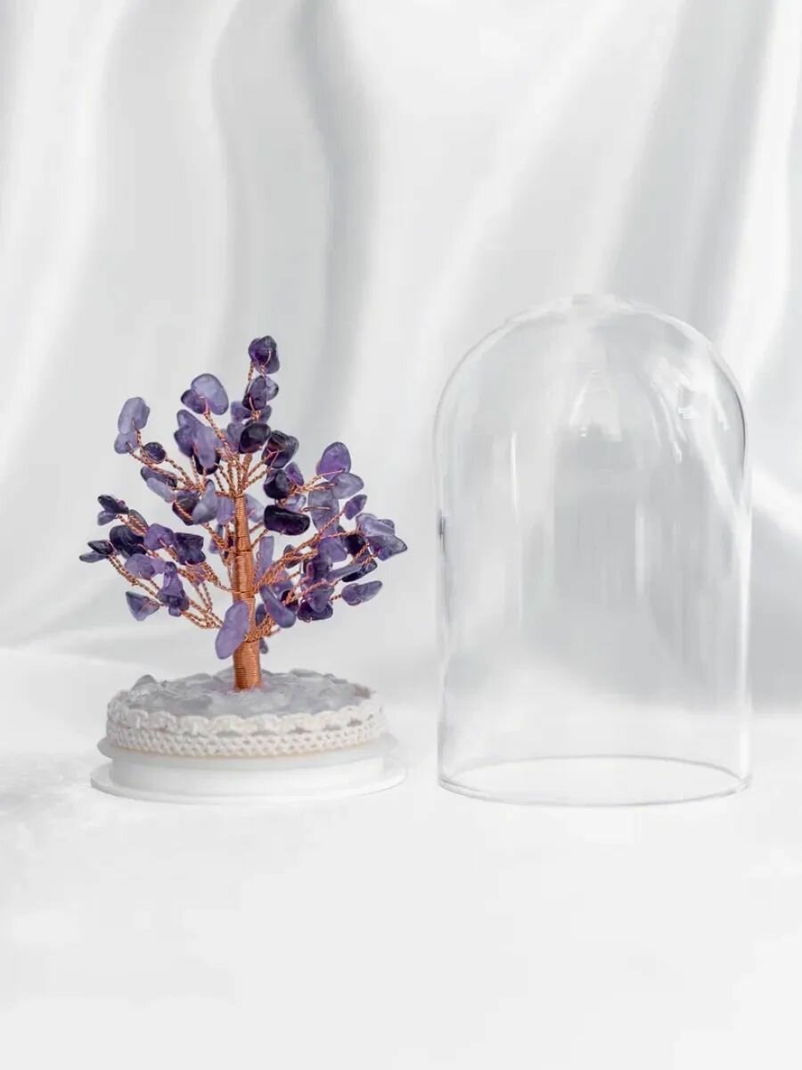 Декоративное светящееся дерево из Аметист