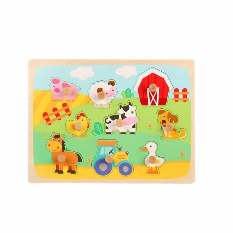 Деревянная игра для распознавания узоров