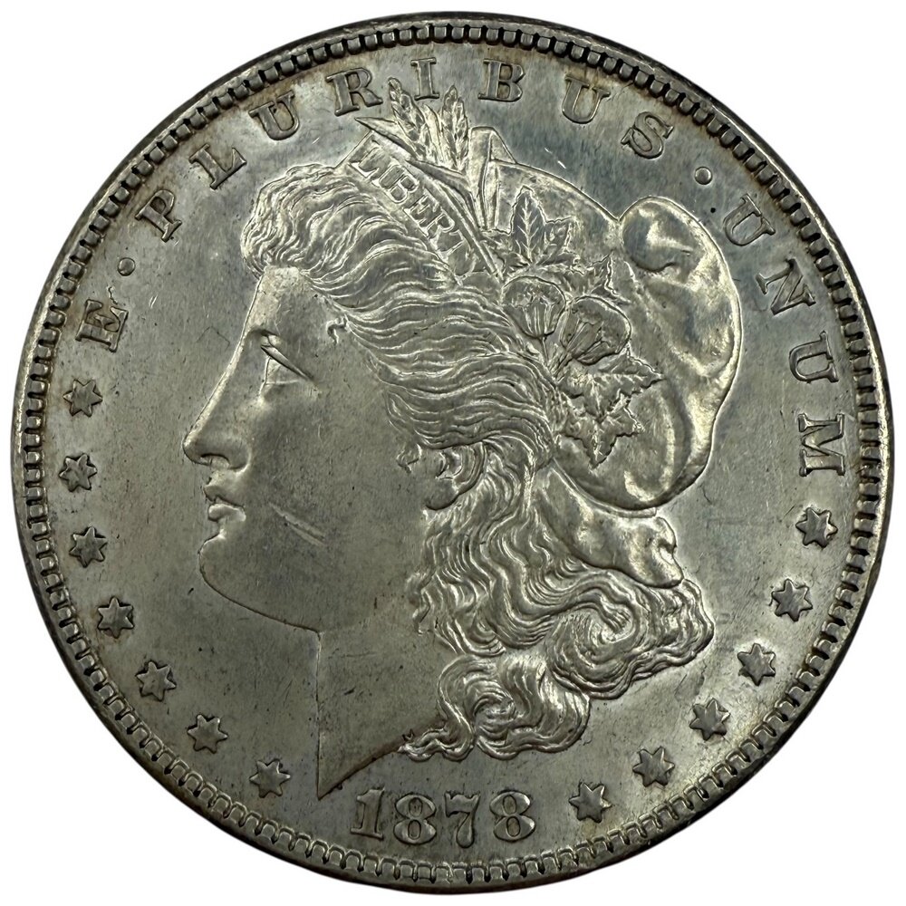 США 1 доллар 1878 г. (Доллар Моргана) (S) (Лот №2)