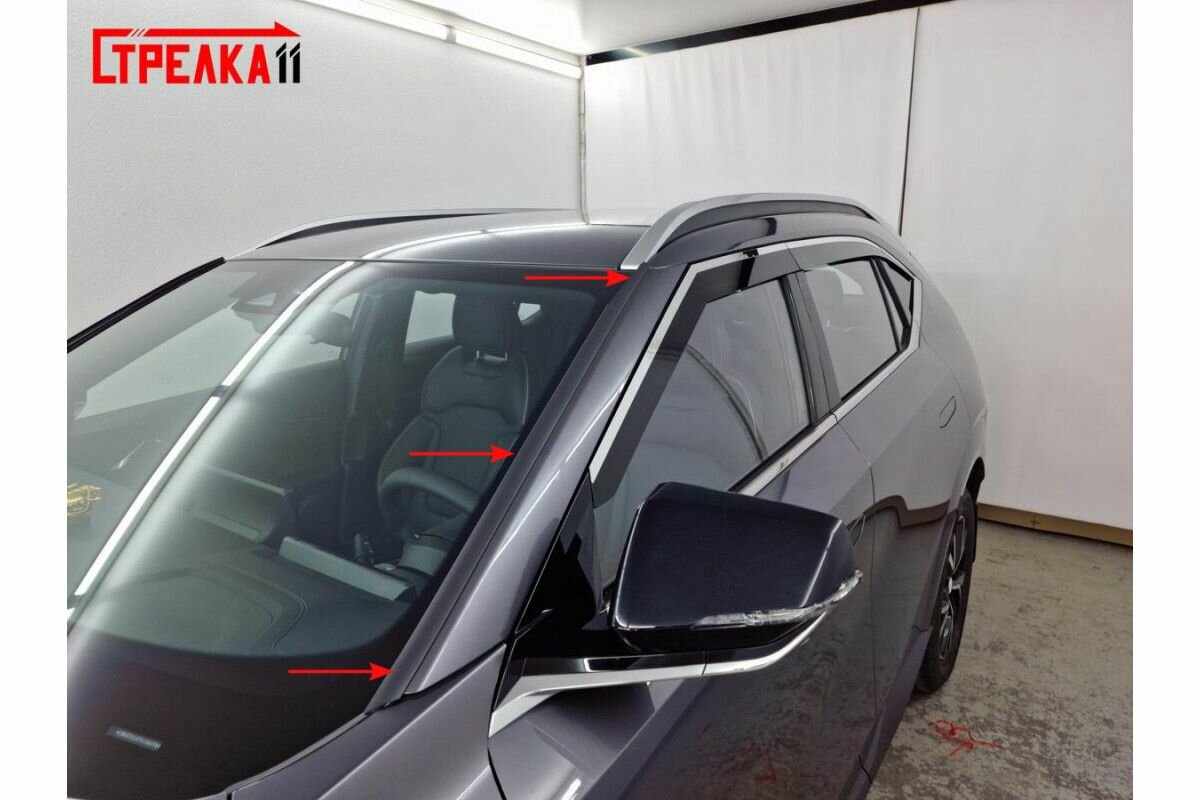 GAC GS4 (I) 2024-н. в. - Водостоки лобового стекла (дефлектор)