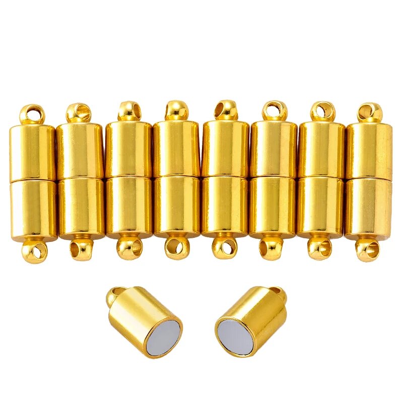 5 комплектов магнитных замков gold color для ювелирных изделий