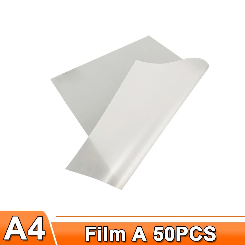 FGHGF UV DTF AB пленка для переноса A4 Film A-50PCS