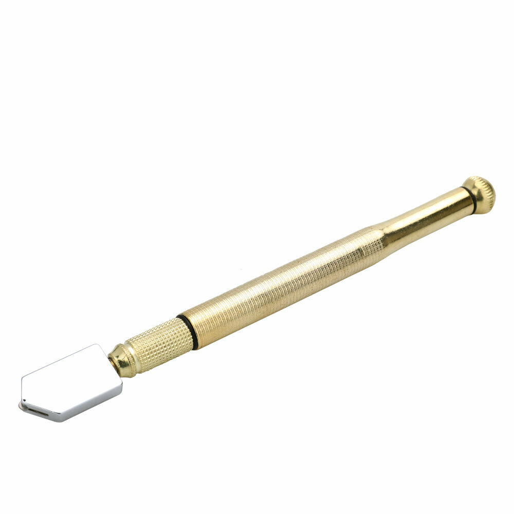 Многофункциональный стеклорез с алмазным наконечником, противоскользящей металлической ручкой и режущим инструментом