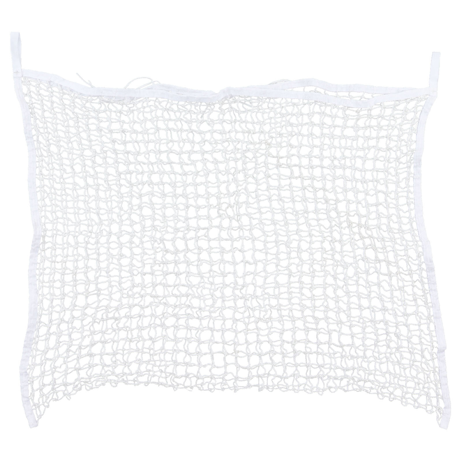 Hay Net Bag PE Woven Rope Mesh Hole Horses Slow Feeder Forage Storage Pouch White 60x90cm / 23.6x35.4in