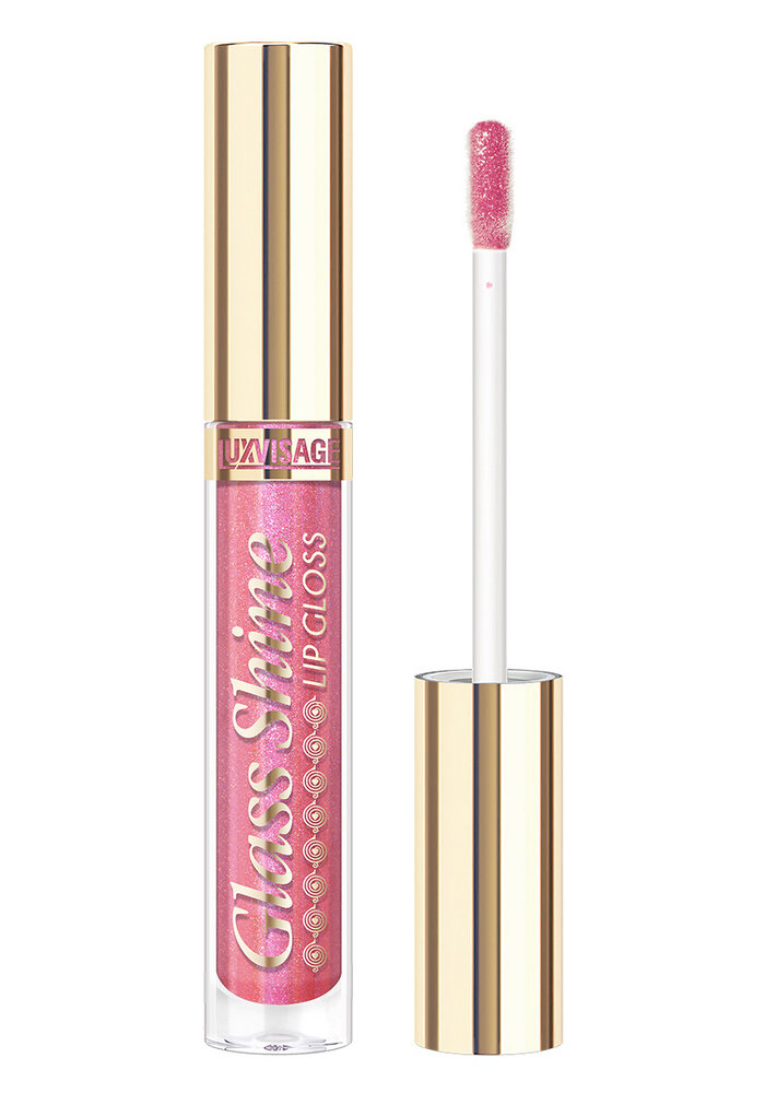Luxvisage Glass Shine Сияющий блеск для губ с эффектом объема 2,8 г. №23 frozen fuchsia
