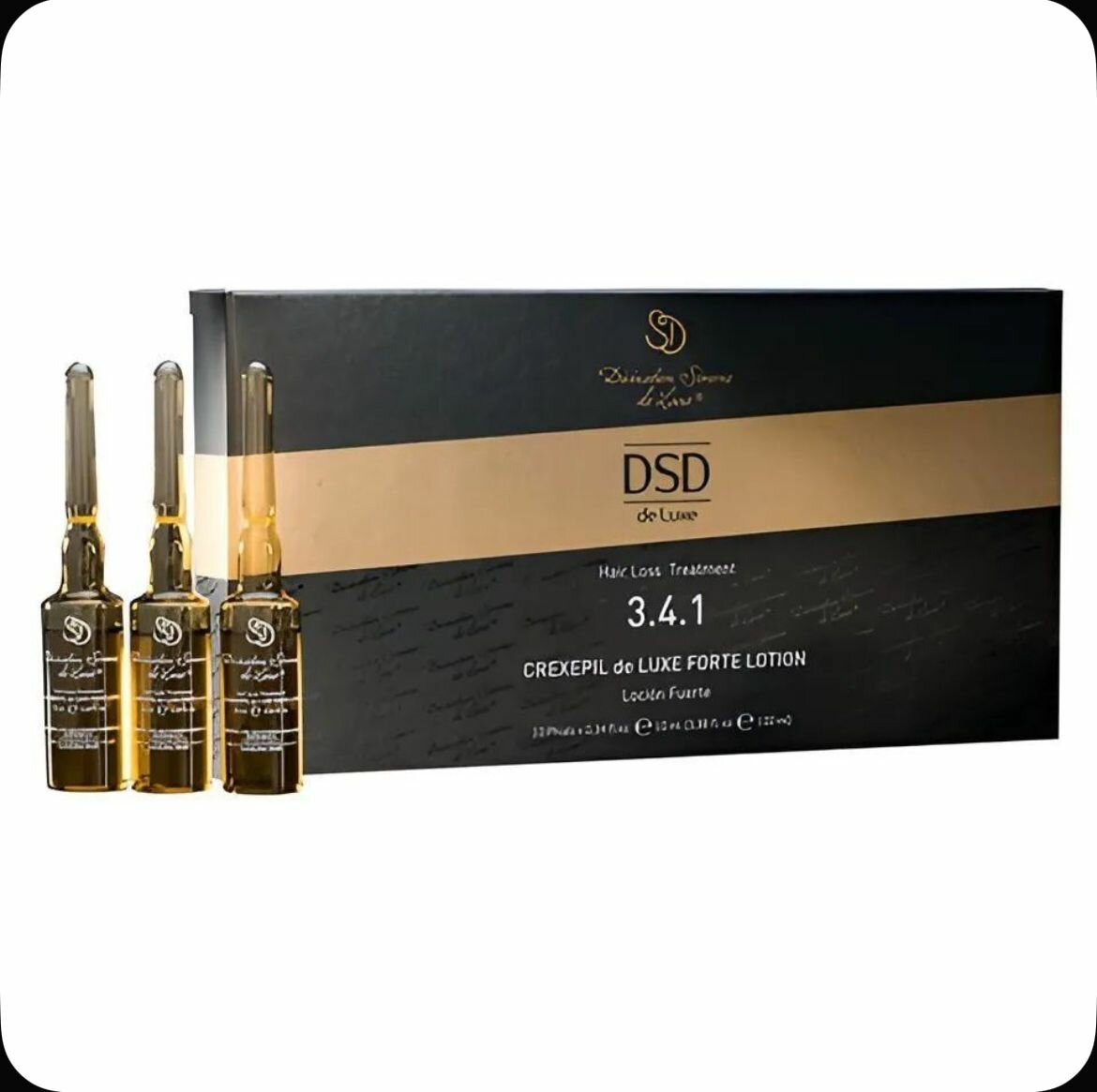DsD de Luxe - 3.4 Dixidox de Luxe Forte Lotion Ампулы от выпадения волос 10х10 мл