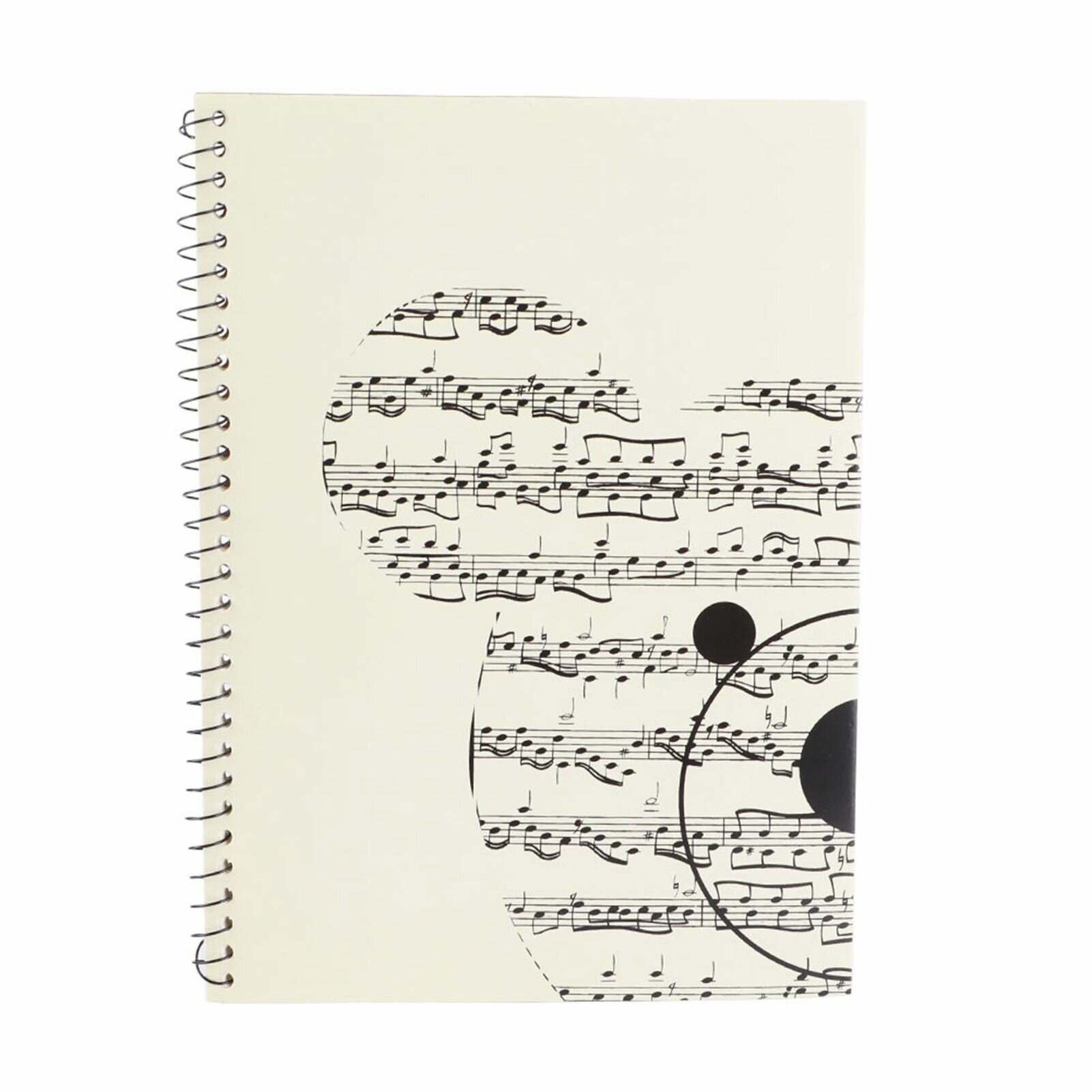 50-страничный блокнот для нотных записей, портативная тетрадь для сочинений с четкими линиями