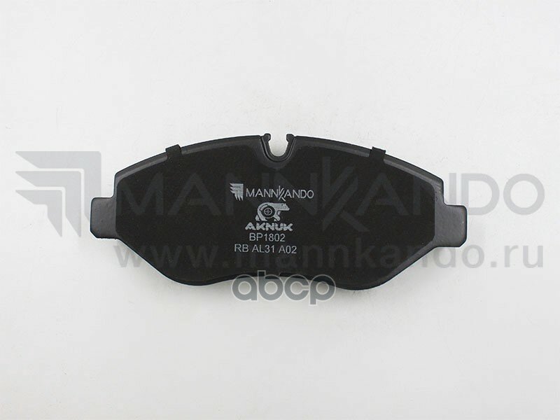 Колодки тормозные дисковые передние SPRINTER 3,5-T AKNUK арт. BP1802