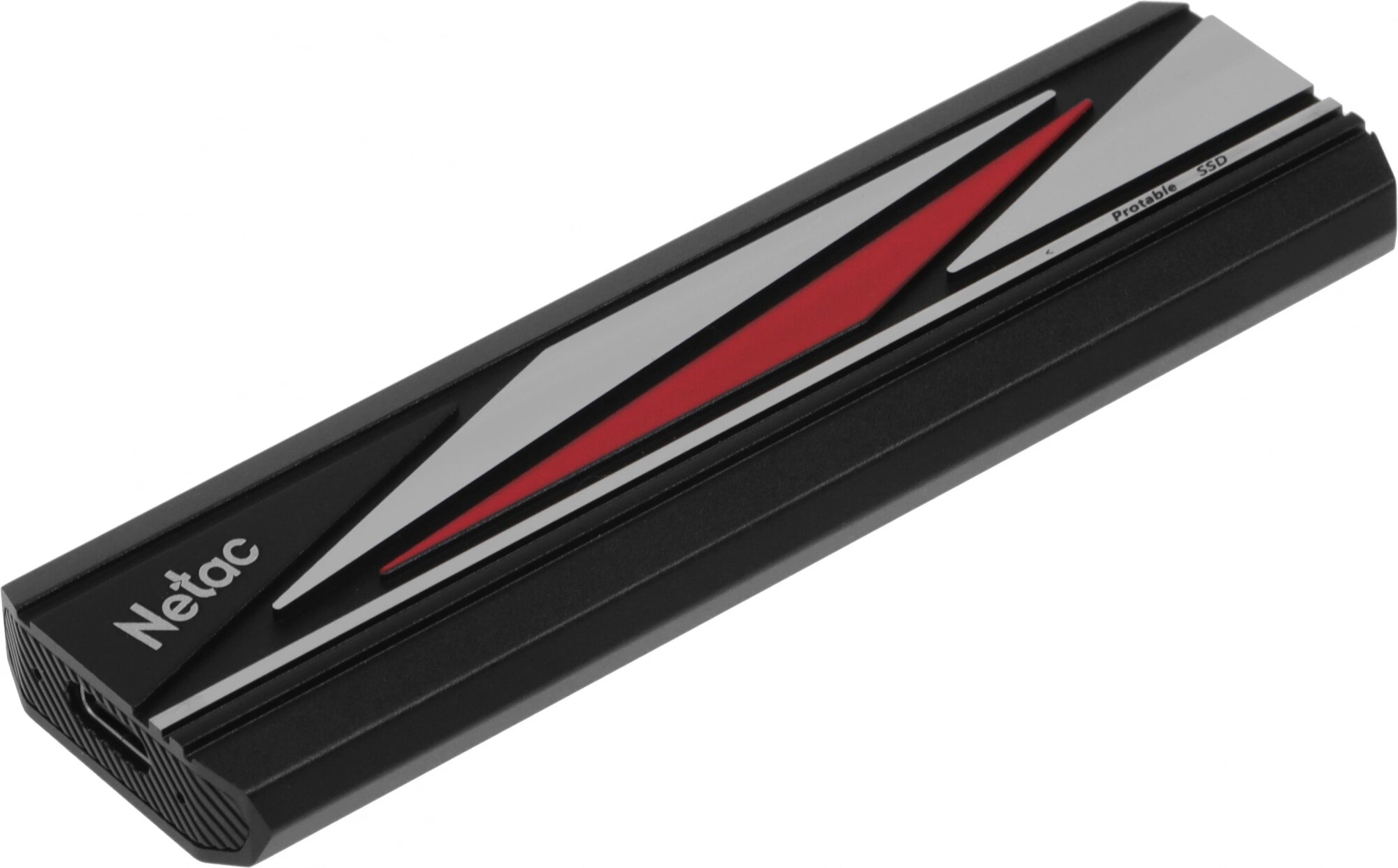 NT01ZX20L-256G-32BK / Внешний диск SSD NETAC ZX20L NT01ZX20L-256G-32BK, 256ГБ, черный