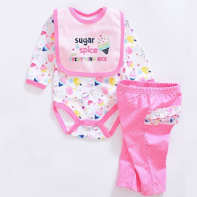 Soft and cute romper dress for 22 23 inch lifelike reborn baby dolls