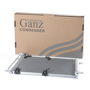 Радиатор кондиционера (с ресивером) ваз 2170-72 приора panasonic GANZ арт. gic06143