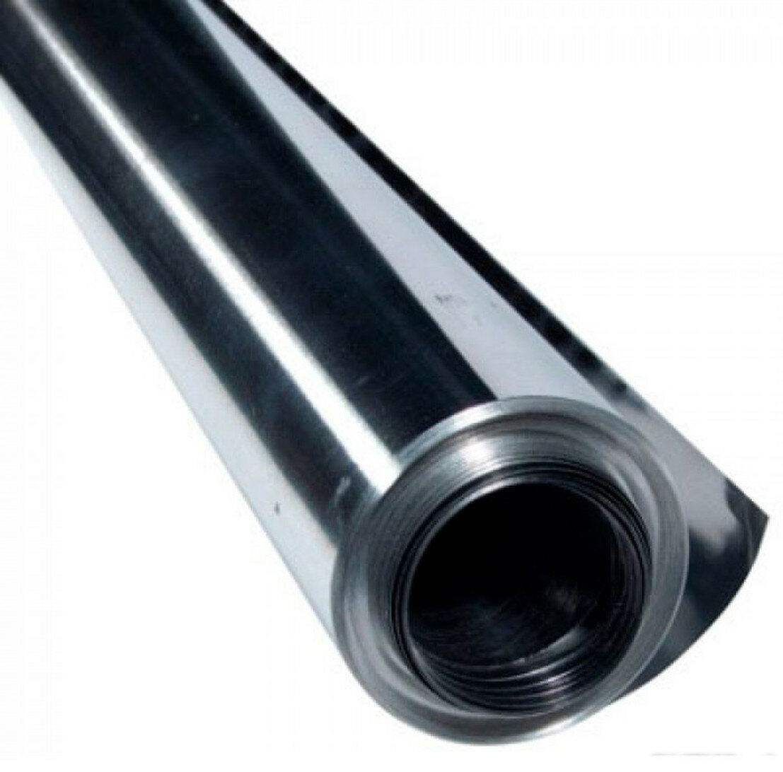 Фольга алюминиевая 80 мк 10×1,2 м 12 м² для теплоизоляции строительных конструкций и инженерных систем