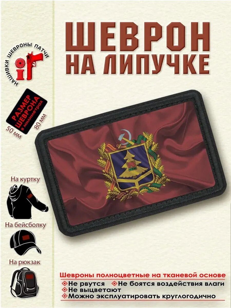 Шеврон Флаг-герб Брянской области dtf