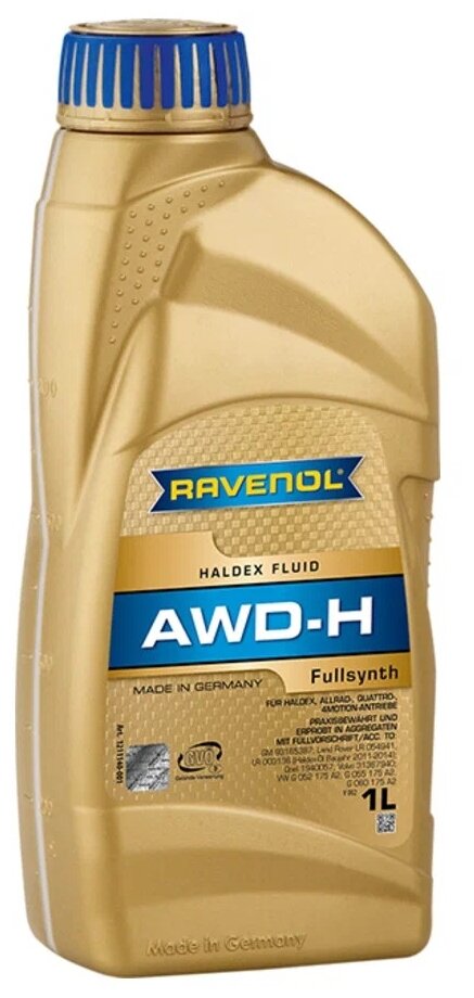 1211140-001-01-999 Трансмиссионное масло RAVENOL AWD-H Fluid 1 л.