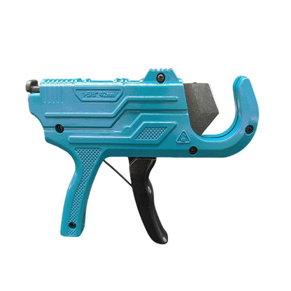 Ножницы для полипропиленовых труб GROSS, диаметр до 42 мм, режущее полотно из японской стали SK-2, хромированное лезвие, улучшенный храповый механизм, для пластиковых труб, 78424