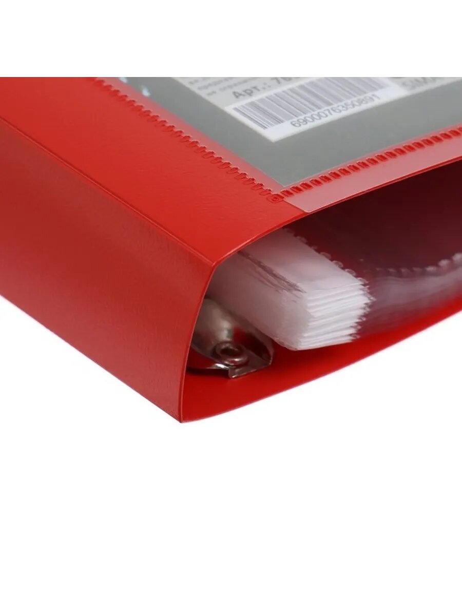 Портфолио-школа с кольцами и файлами