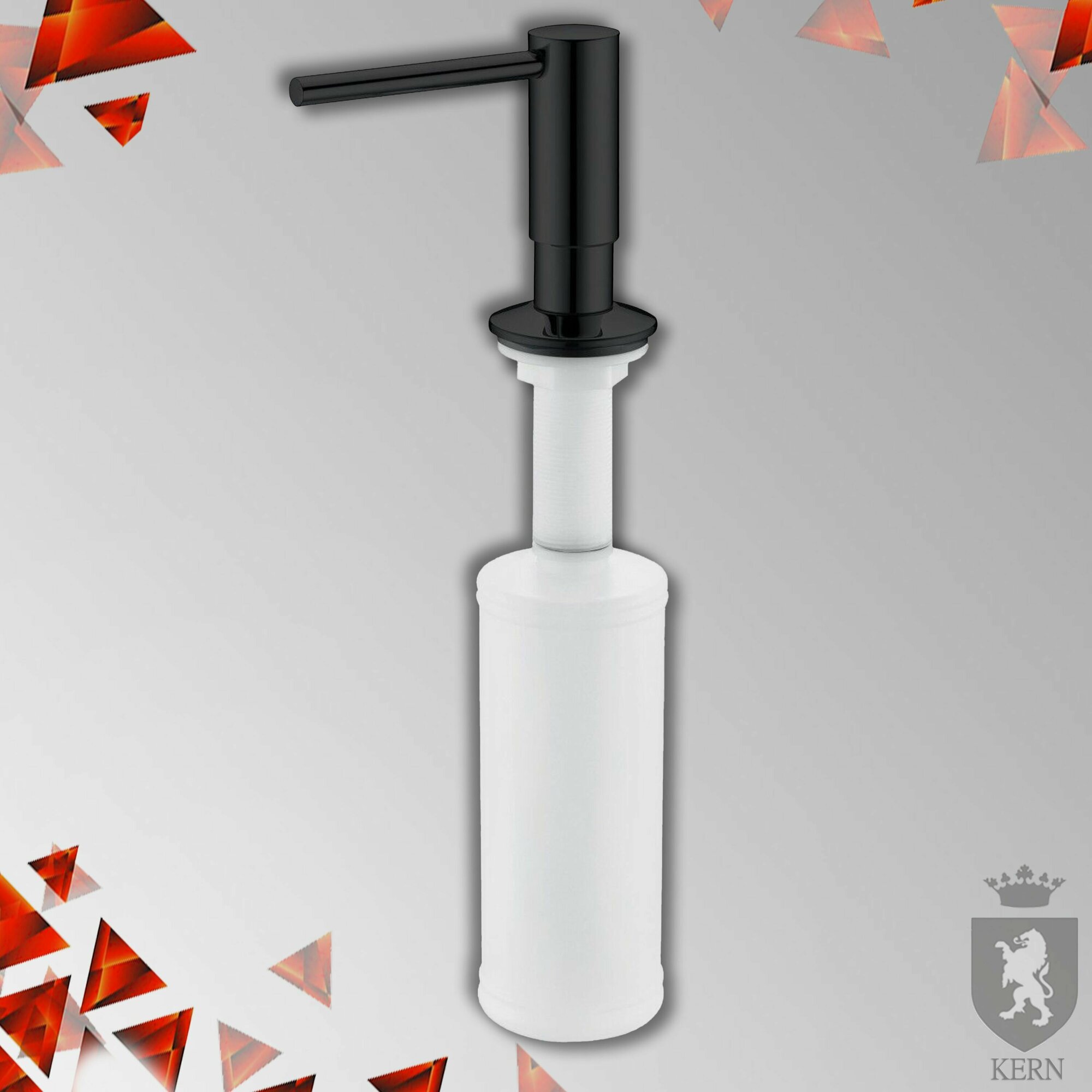 Дозатор для жидкого мыла 500 мл KERN F026 черный