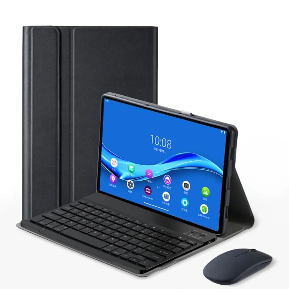 Чехол/мышь + 10-дюймовая съемная русская клавиатура для Lenovo Tab M10 FHD Plus 10,3 дюйма (TB-X606F/X606X)
