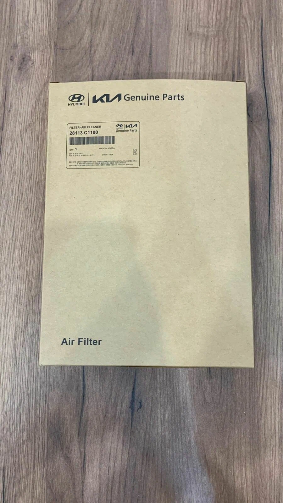 Фильтр воздушный HYUNDAI-KIA 28113C1100 Hyundai Sonata; Kia Optima, K5, K7