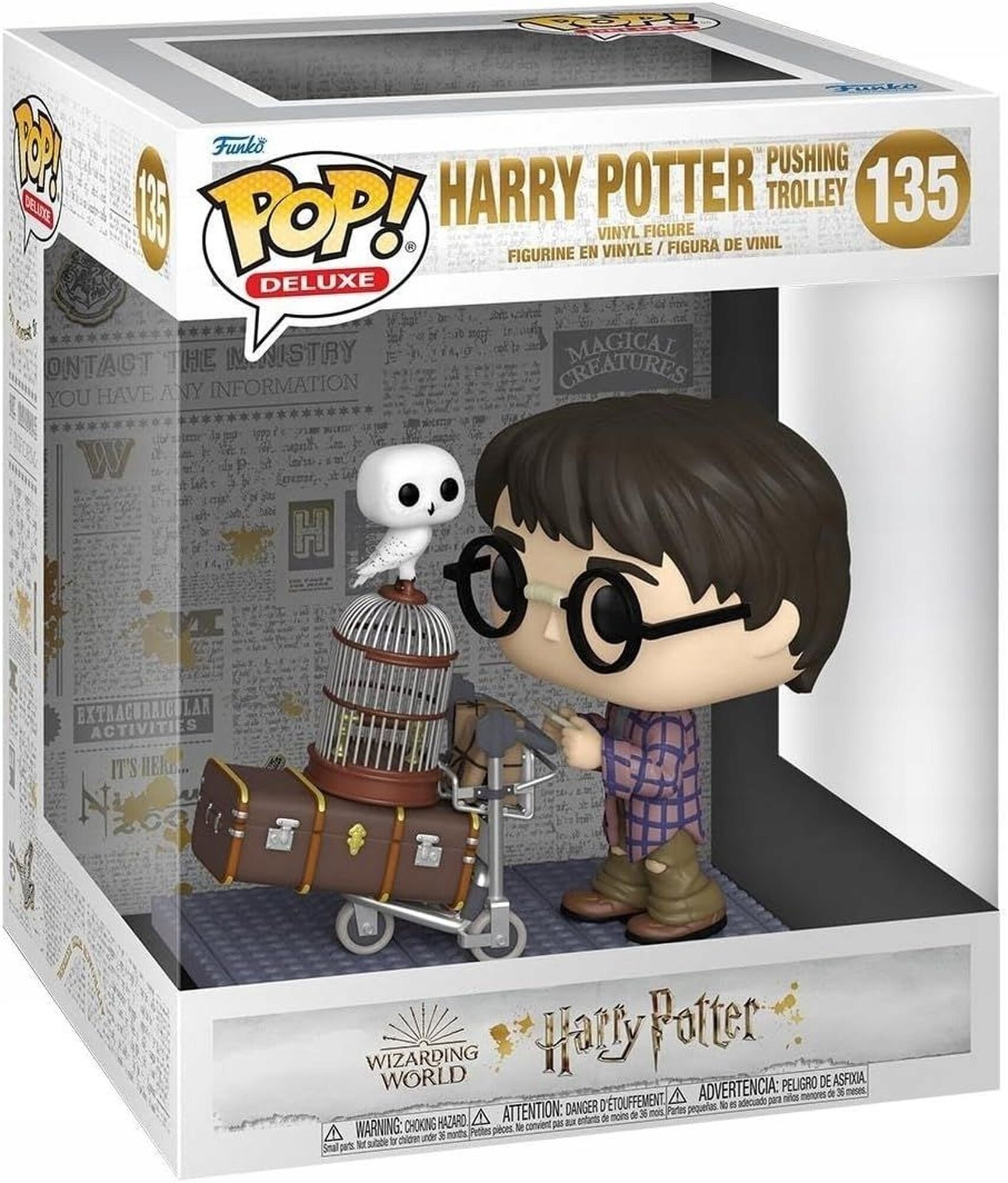 Фигурки Funko Pop Deluxe - Коллекционная фигурка HARRY POTTER Гарри Поттер толкает тележку - Фанко 135