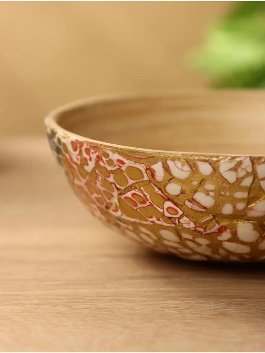 Экологическая бамбуковая миска для питомцев