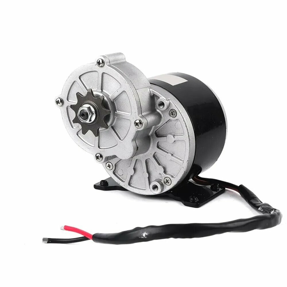 Электродвигатель с редуктором 12 В, 250 Вт, с 9-зубчатой звездочкой