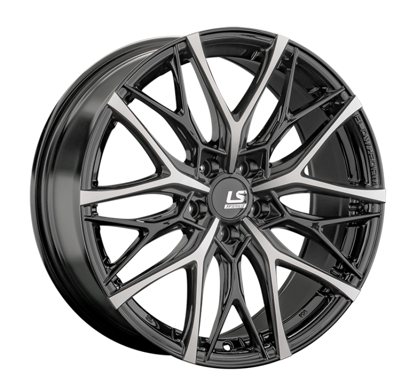 Диск колесный LS FlowForming RC84 8,0x18 5x108 Dia65.1 ET36 цвет BKF (черный)