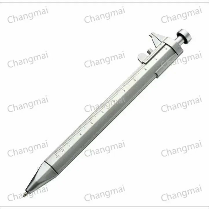 Многофункциональная гелевая ручка 1,0 мм штангенциркуль роликовый шариковый канцелярский шариковые ручки синего цвета