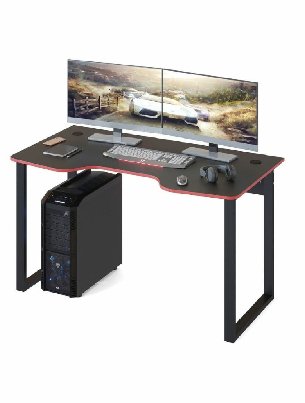 Компьютерный стол КСТ-19 135х73х74 см