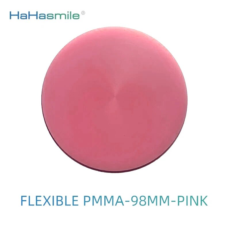 Гибкие розовые ПММА блоки HaHasmile Flexible PMMA-98*Pink 98x16mm Pink