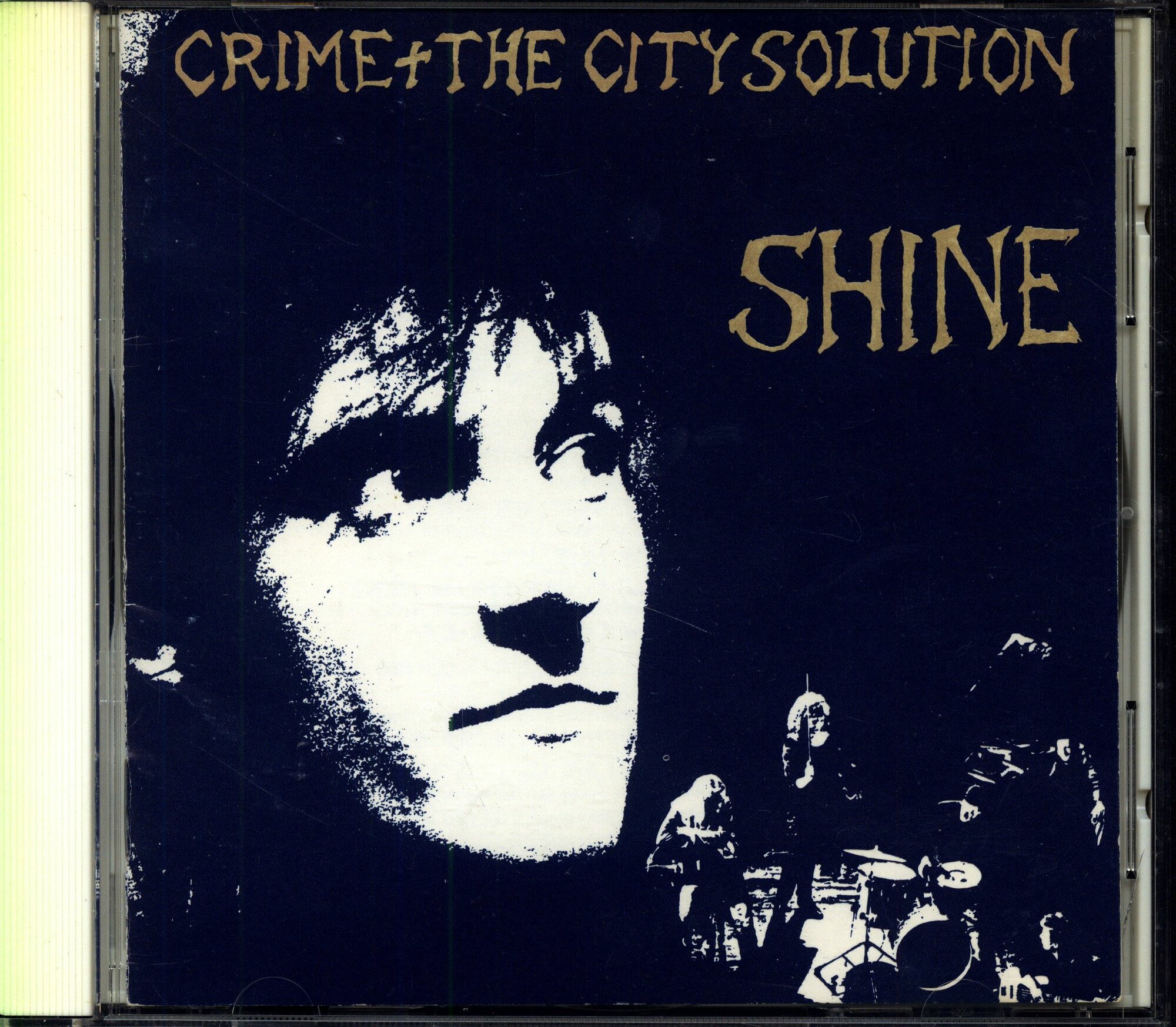 Crime & The City Solution. Shine (Japan, Mute, 32XB-258, 1988) CD диск