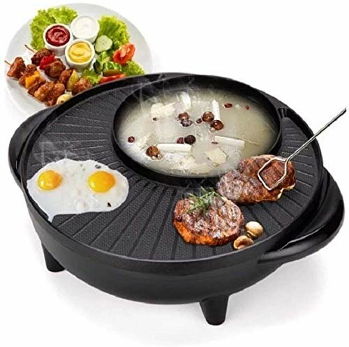 Гриль-печь Shabu-Shabu All-in-One Pot, 1 газовая конфорка, регулировка температуры, 1,7 кг