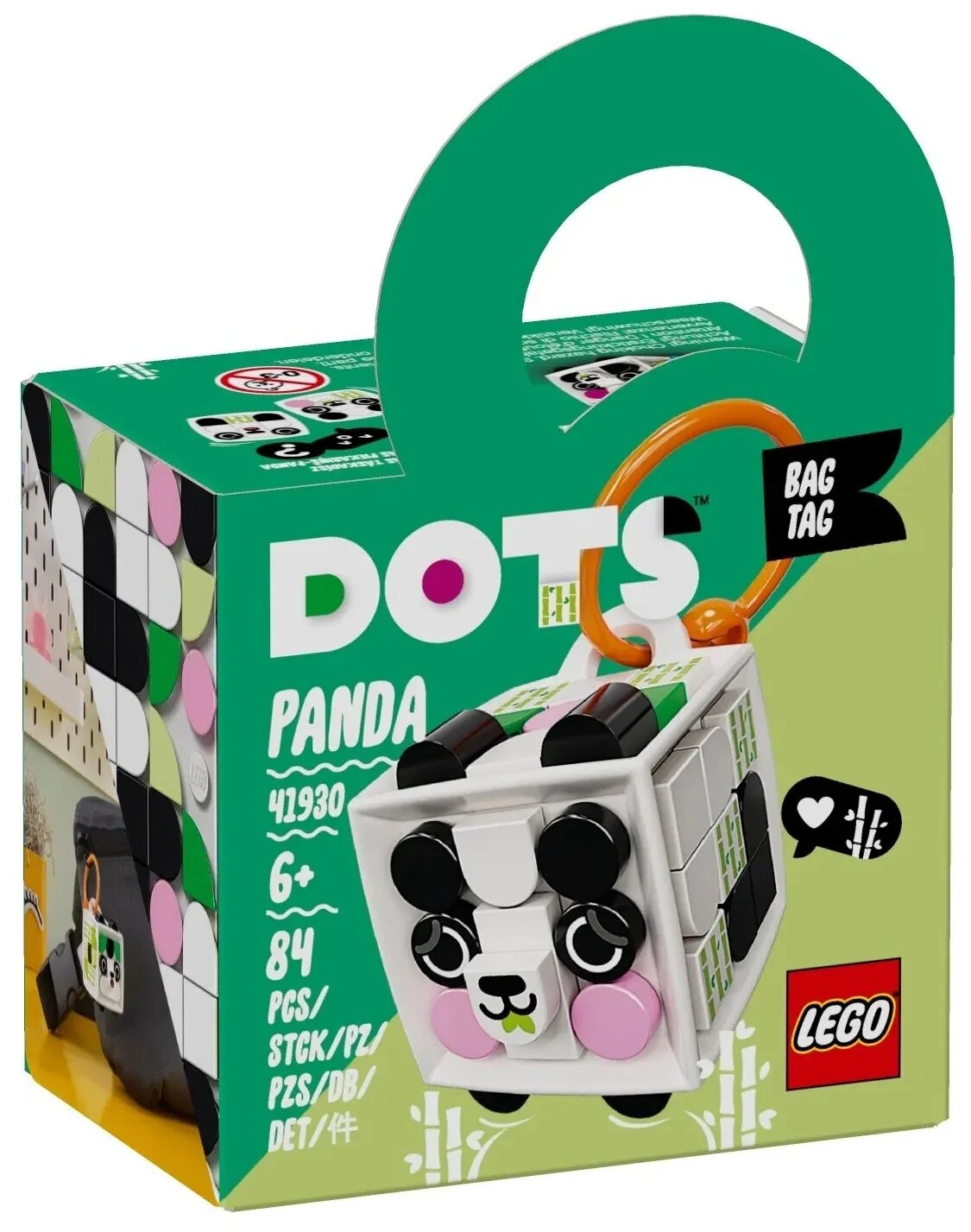 Конструктор LEGO DOTS 41930 Брелок Панда