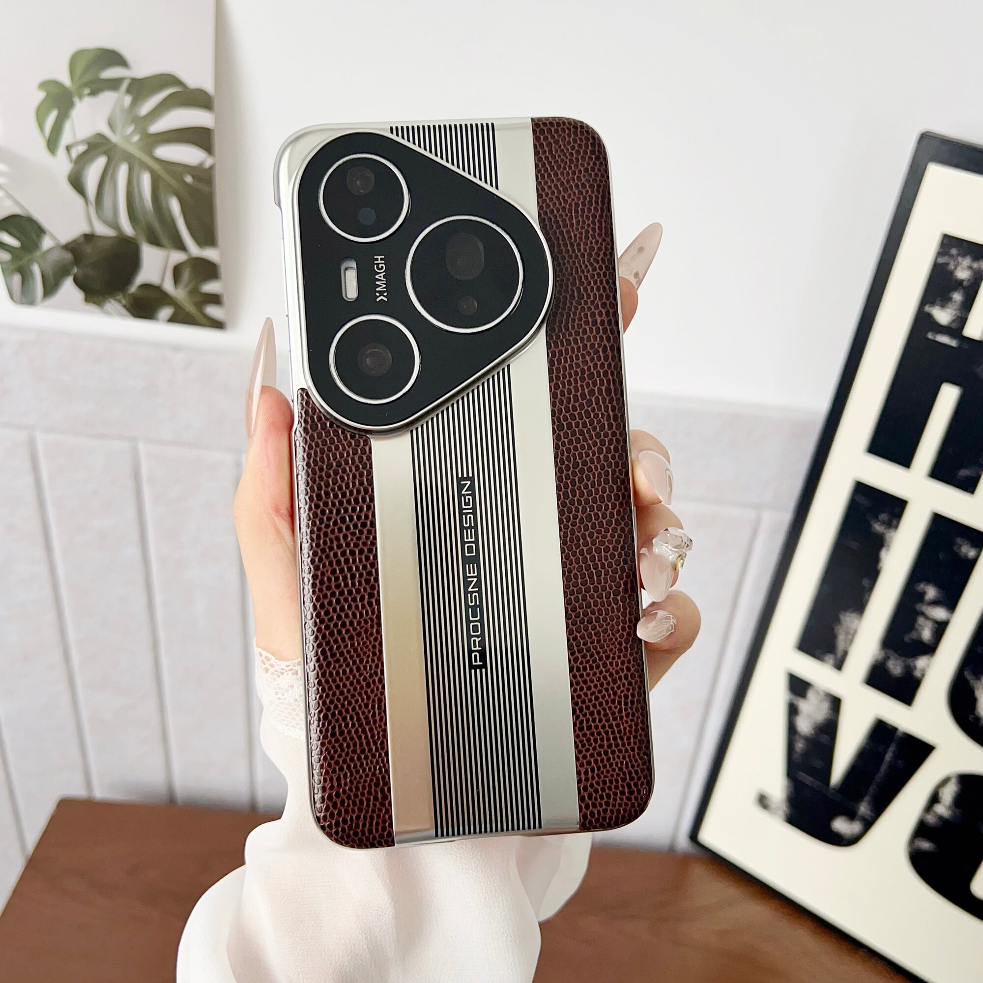 Чехол для Huawei Pura 70 / Хуавей Пура 70, soft touch, чехол-кардиомонитор, резина, пластик, защита камеры, ударопрочный, усиленные углы, Huawei, Huawei Pura 70, brown, CY/paodaoSW/Pura 70