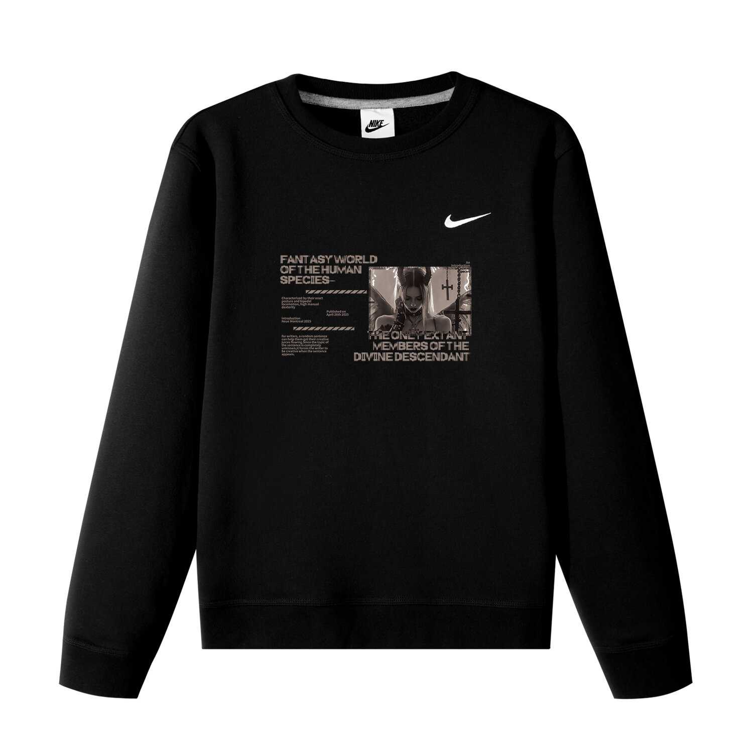 Толстовка Nike B Crew Neck Moderate Regular, 1 шт.