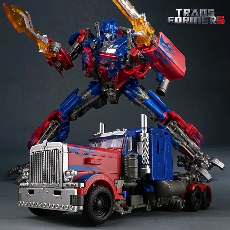 Трансформер робот(Transformers ), Оптимус прайм (Optimus Prime), стандартная версия+Дополнительный набор оружия/Рост гуманоида 17CM/TW1022Pro/подарок для мальчика
