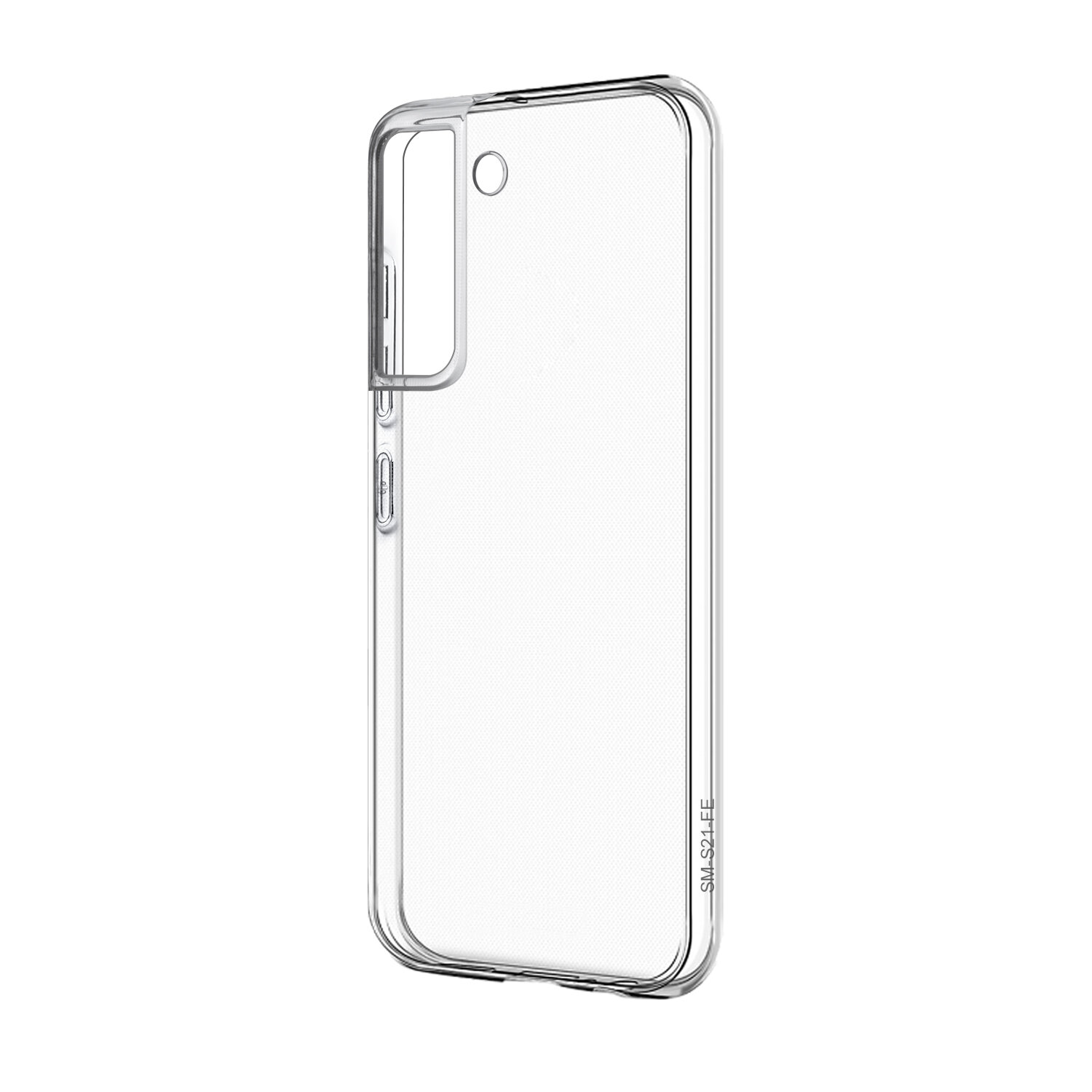 Чехол для Samsung Galaxy S21 FE (Самсунг С21ФЕ) из термополиуретана, ударопрочный, прозрачный