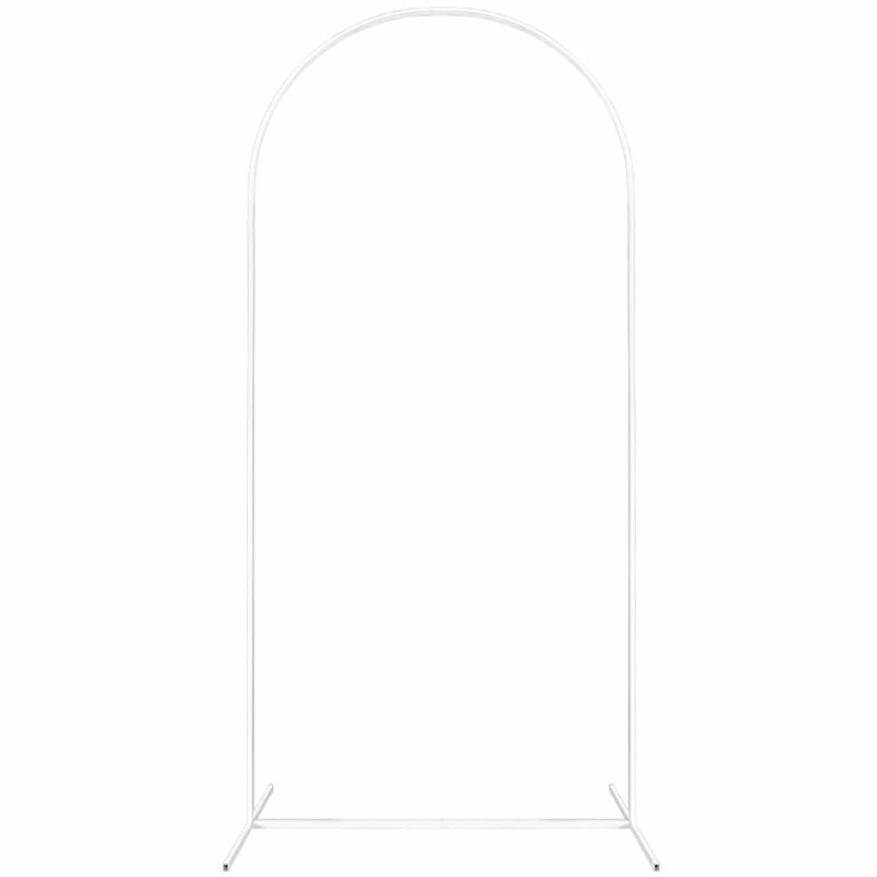 Арка для воздушных шаров Дон Баллон полукруглая, металл, 1х2,2 м, белая
