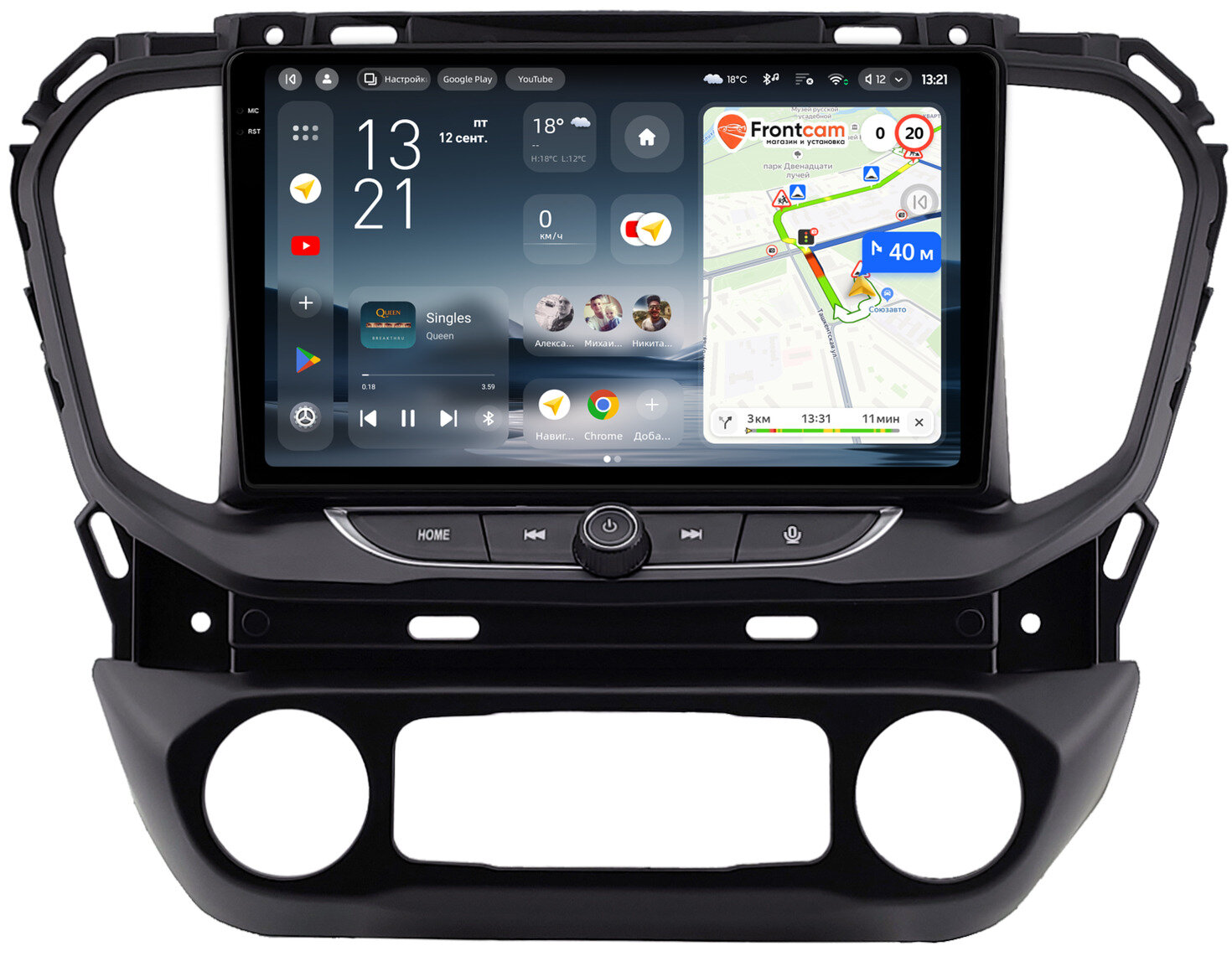 Штатная магнитола Teyes CC4 Pro 2K 8/128 9.5" RM-9-2007 GMC Acadia 2 2016-2024 Android 13 (4G-SIM, DSP, QLed, AI)