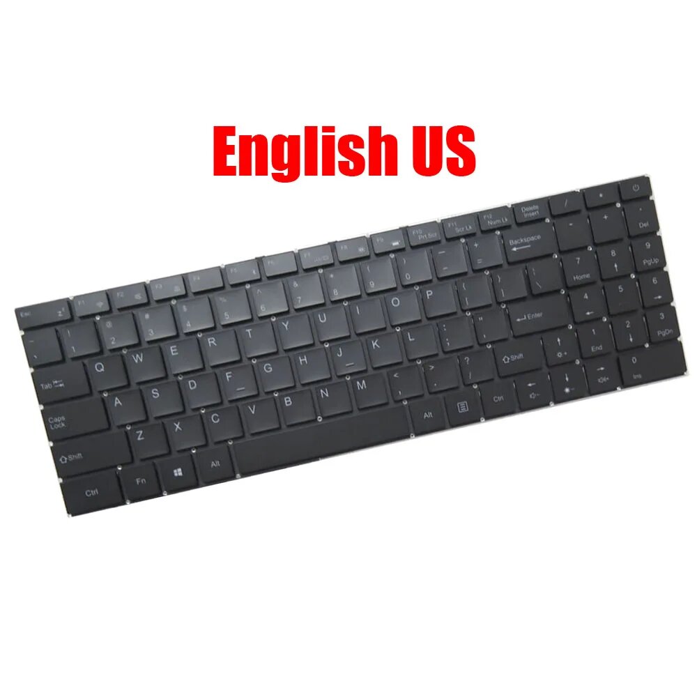 Клавиатура для ноутбука Ninkear YBOOK 15, английская, американская, черная, новая