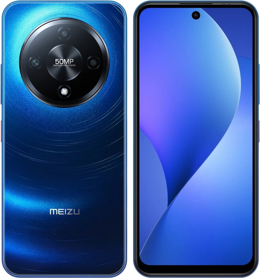6.79" Смартфон Meizu Mblu 22 Pro 4/128 ГБ, 4G, GPS, 5000 мА*ч, Deep Sea Blue