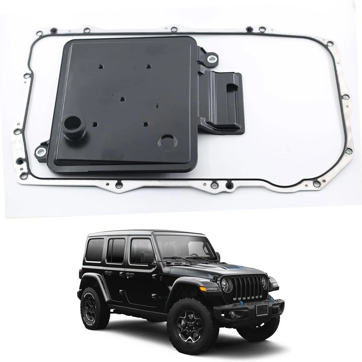 Масляный фильтр коробки передач для JEEP WRANGLER IV JL 2.0T 2017-2021 3.6L GLADIATOR 2019 AT, запасные части коробки передач 68417054AB 68362042AA